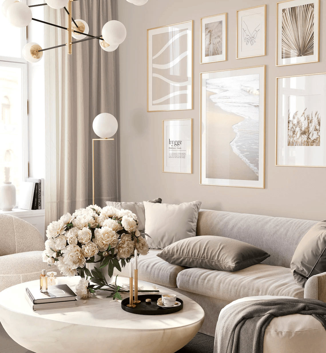 Beige – Cuadros y láminas decorativas - DISENIART